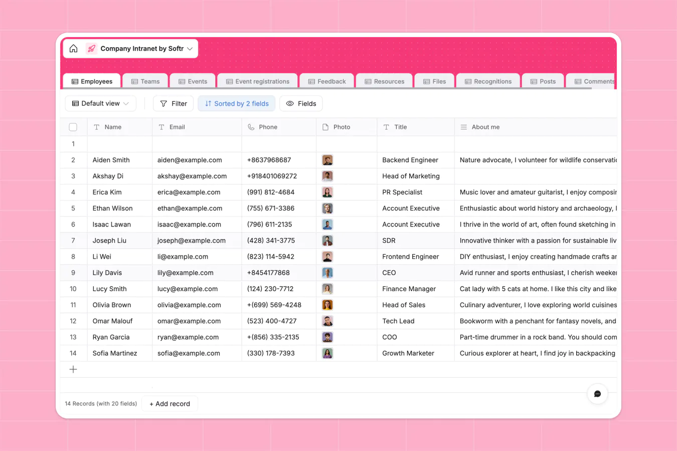 Softr Databases - Build databases to power your apps